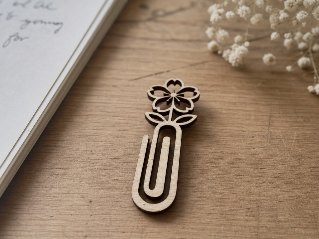 Wooden Paper Clip Bookmark - Free Files - Atomm