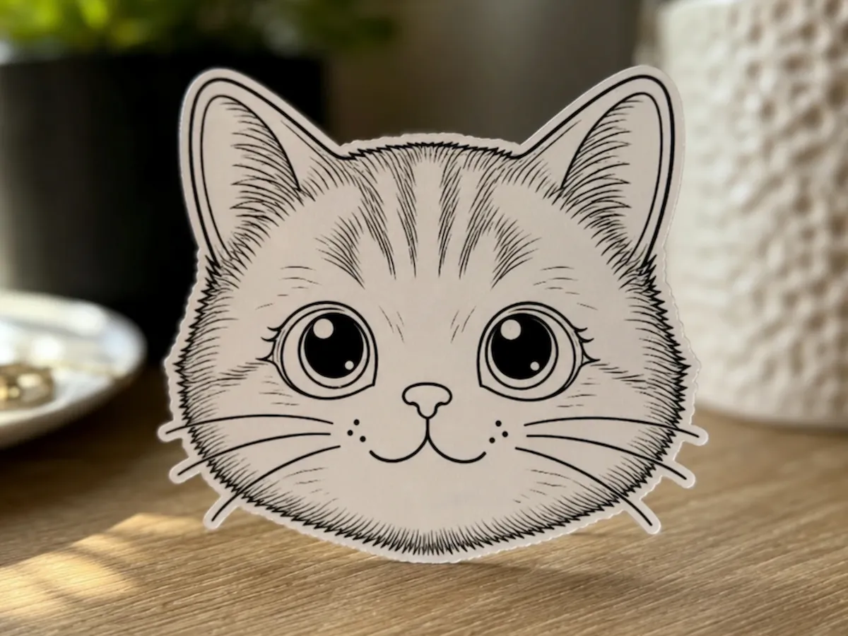 Cute Cat Face