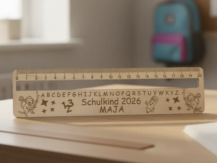 Personalized educational reading aid with ruler / Personalisierte ...