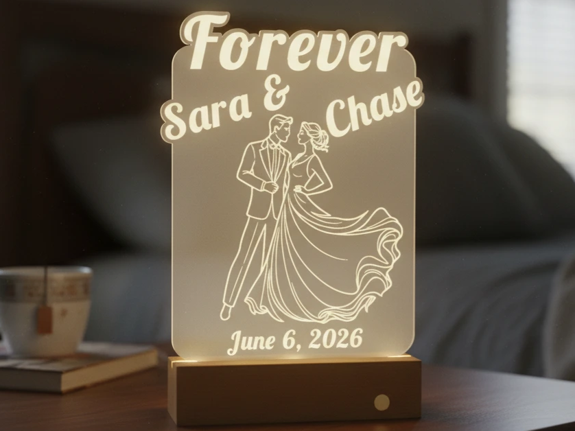 Lighted Wedding Sign